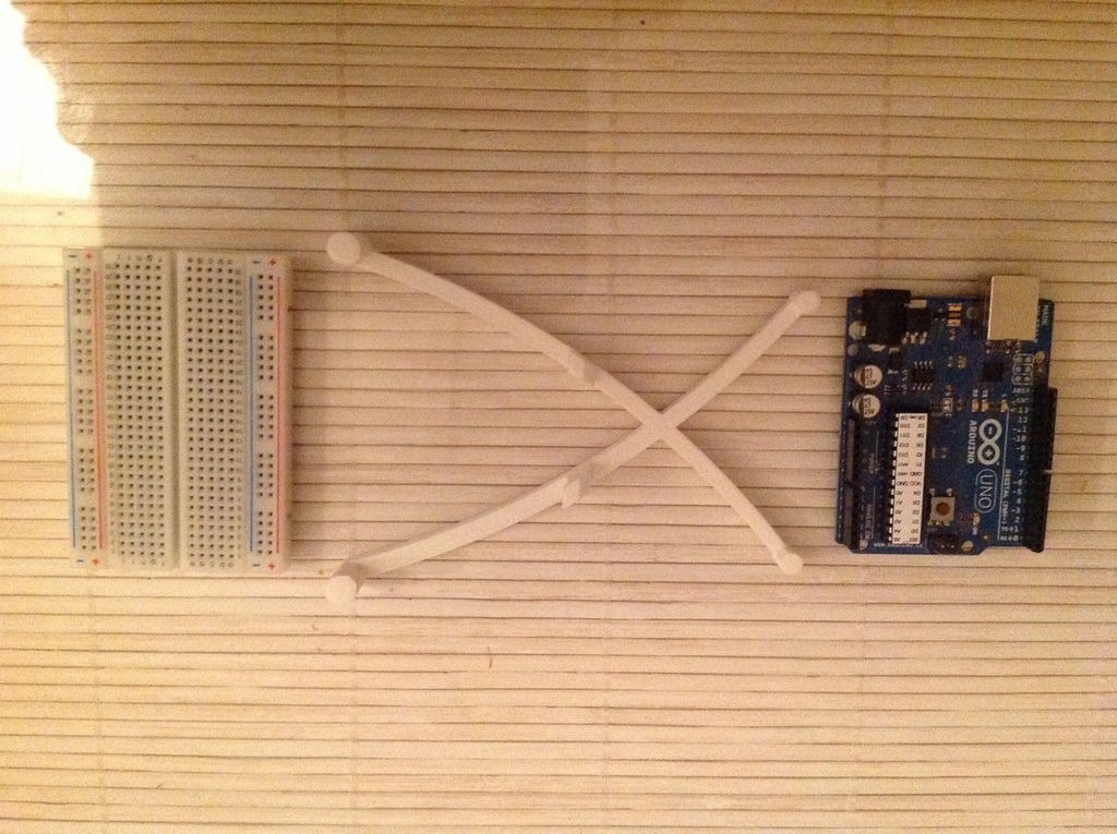 Arduino uno + half size breadboard holder by nano | Download free STL model | Printables.com