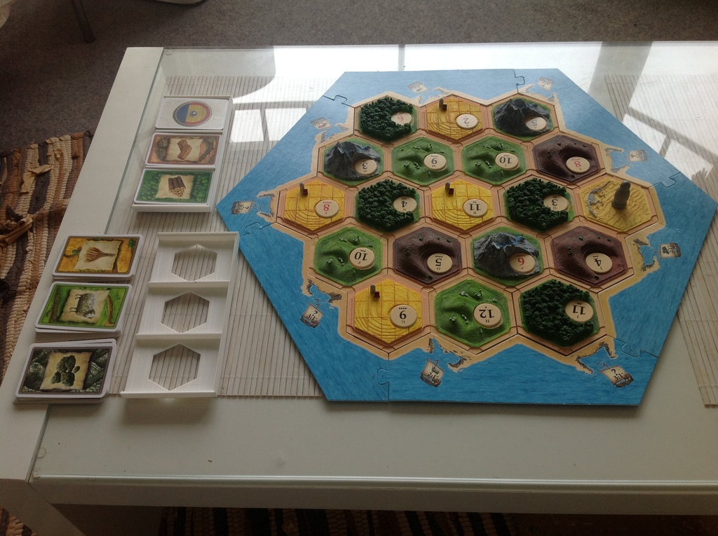 Another 'Settlers of Catan' card holder by nano | Download free STL ...