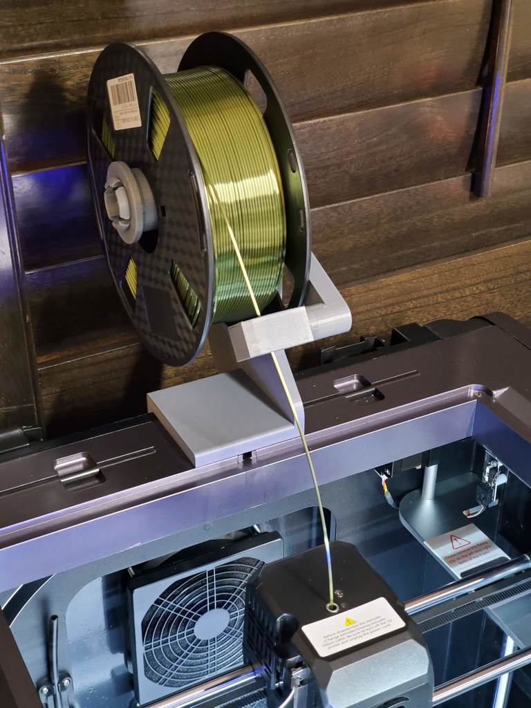 Qidi X-Max Spool Holder & Filament Guide by fsanders | Download free ...