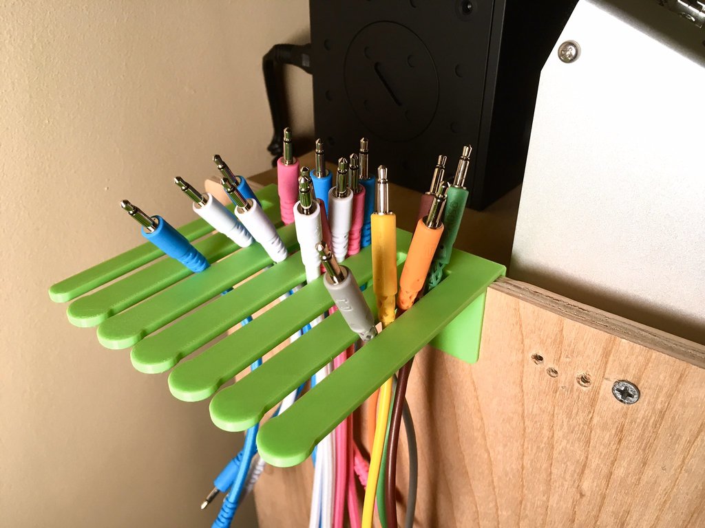 Eurorack Cable Rack by Blitz City DIY | Download free STL model ...