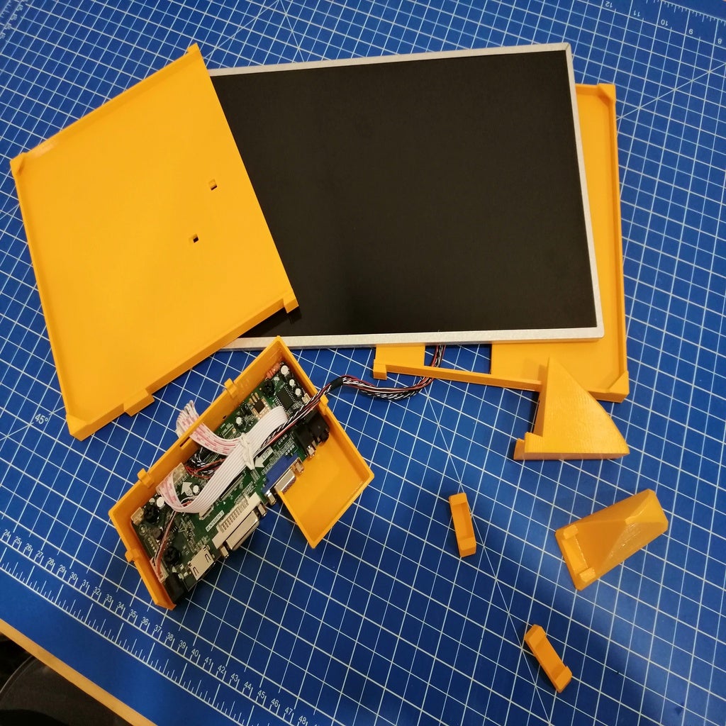 LCD cover and stand by dargul | Download free STL model | Printables.com