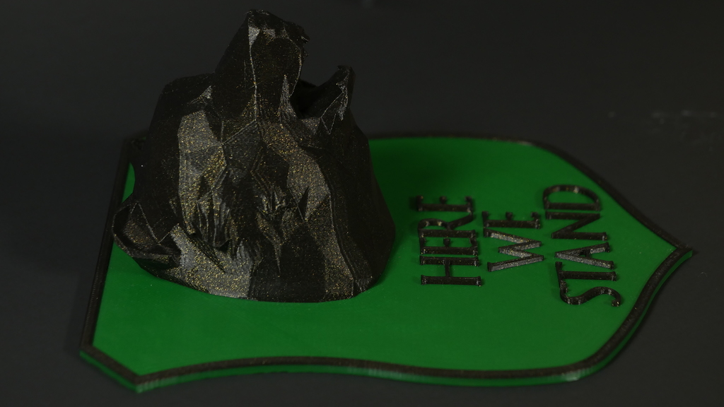 House Mormont House Sigil Shield by Blitz City DIY | Download free STL ...