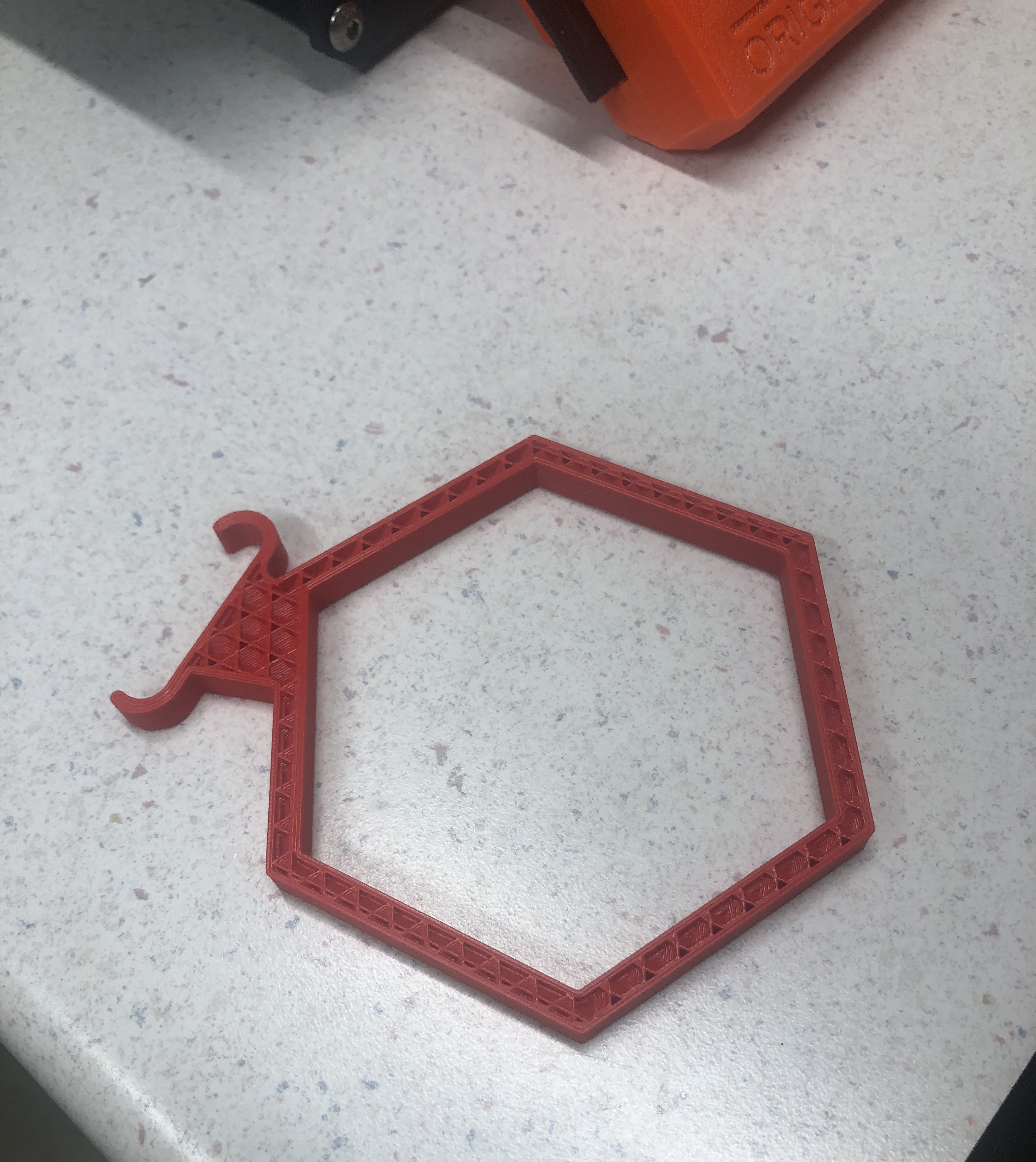 Hex Bracket with clamp for wire shelf units by jcieslak | Download free ...