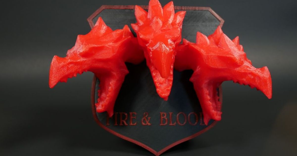 Targaryen Shield - 3D Remix by Blitz City DIY | Download free STL model ...