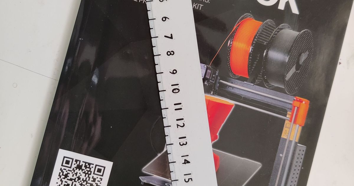 Ruler Bookmark (20 cm) by EJTH | Download free STL model | Printables.com