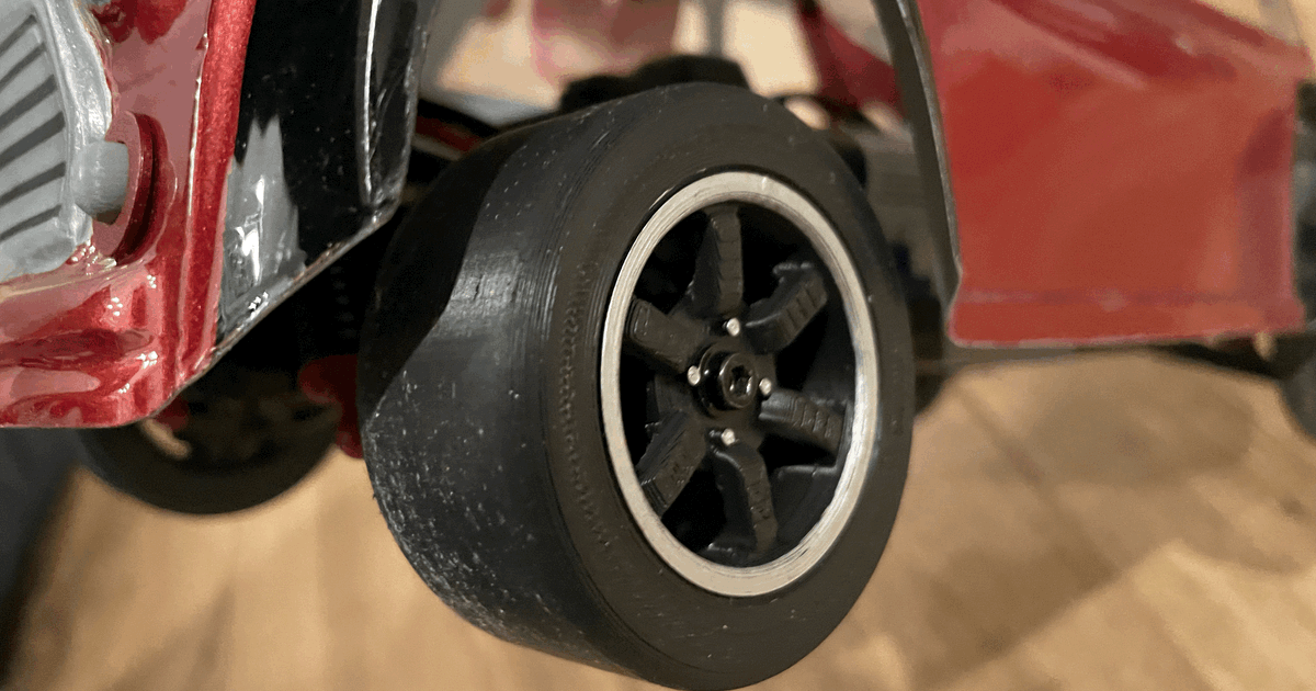 6 Spoke RC Drift Wheel - 12mm hex - 55mm OD by Da Sym | Download free ...