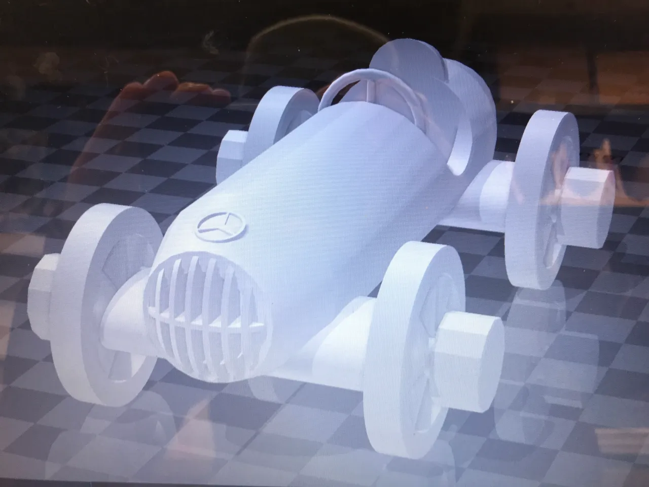 Silver Arrow Soapbox Race Car by PealPrint | Download free STL model ...