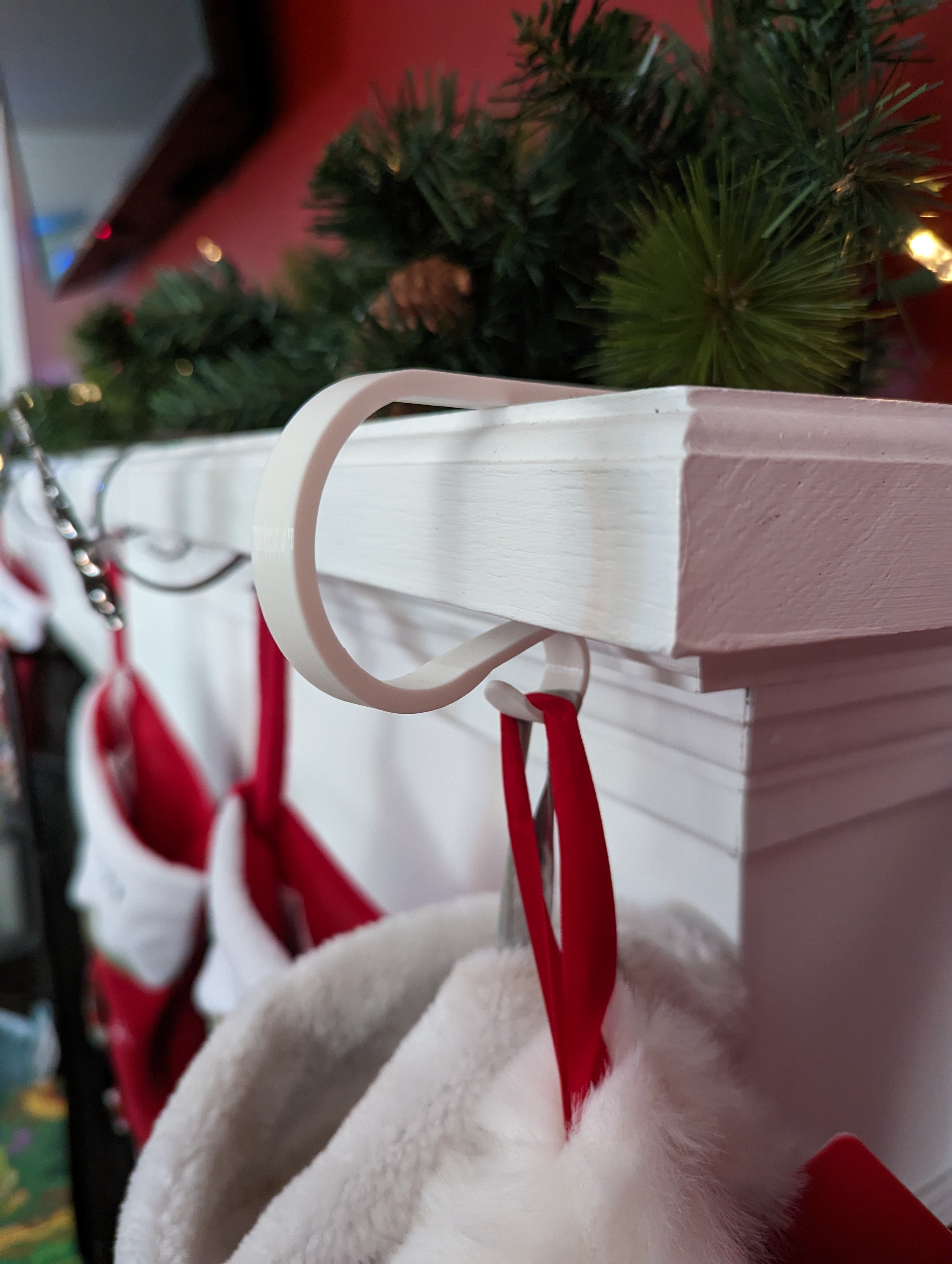 Stocking Mantle Hanger by nathanw | Download free STL model ...