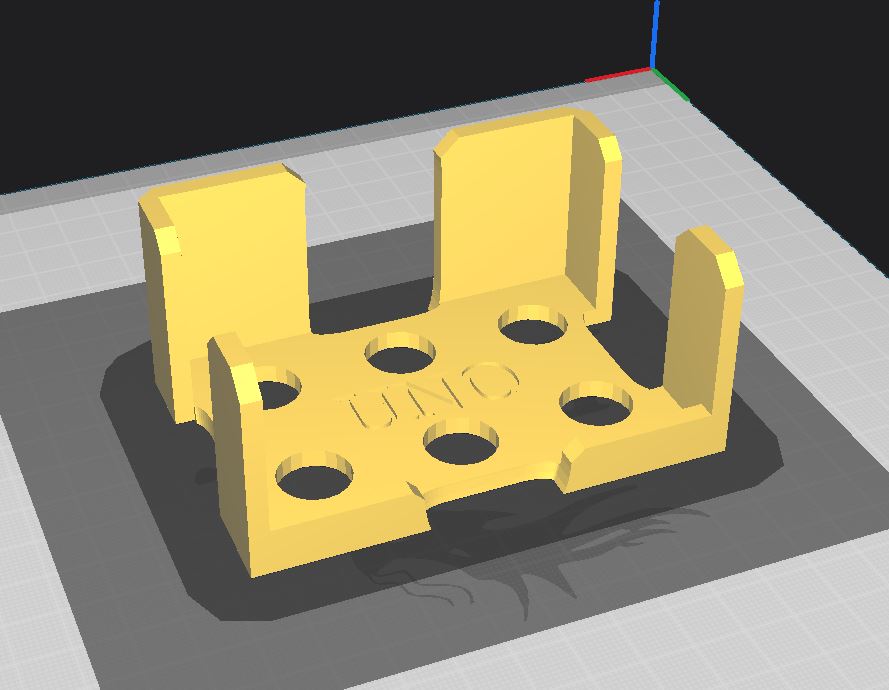 Uno card deck holder von Shootfish | Kostenloses STL-Modell ...