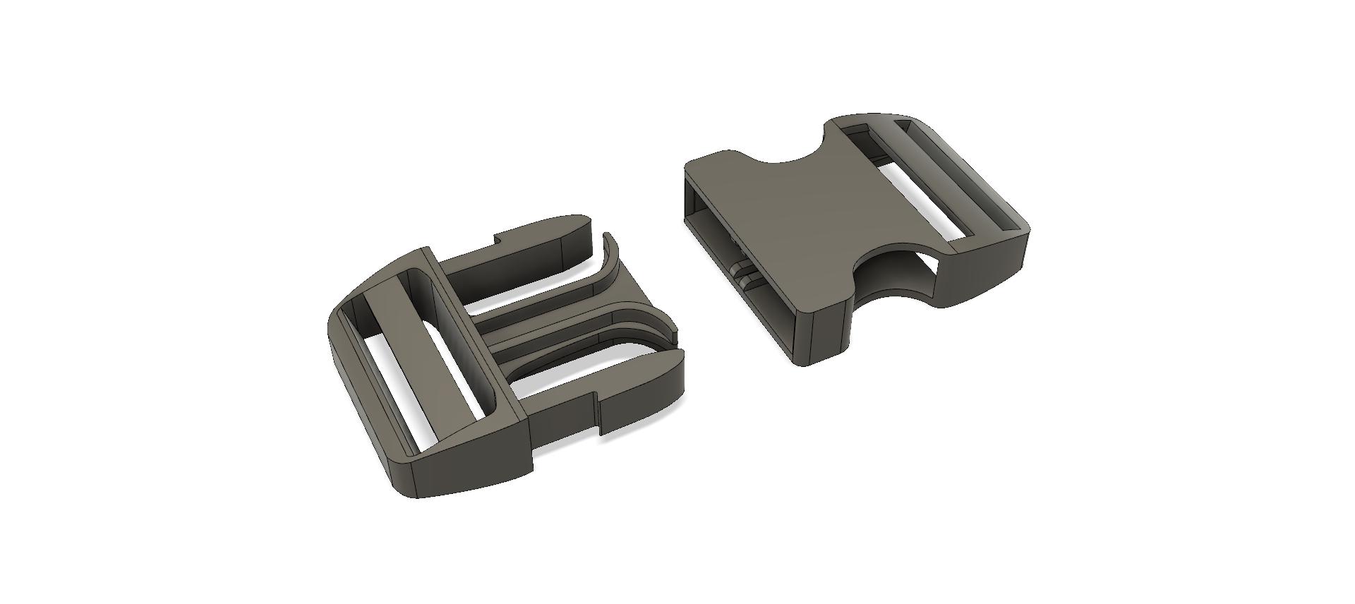 Belt buckle quick release by Nn | Download free STL model | Printables.com