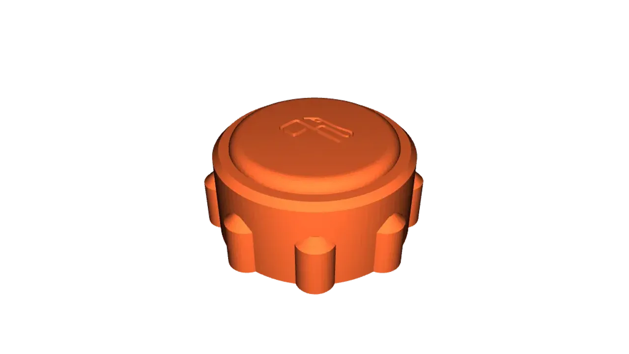 Lawn mower gas tank cap by Mojo Doodles | Download free STL model ...