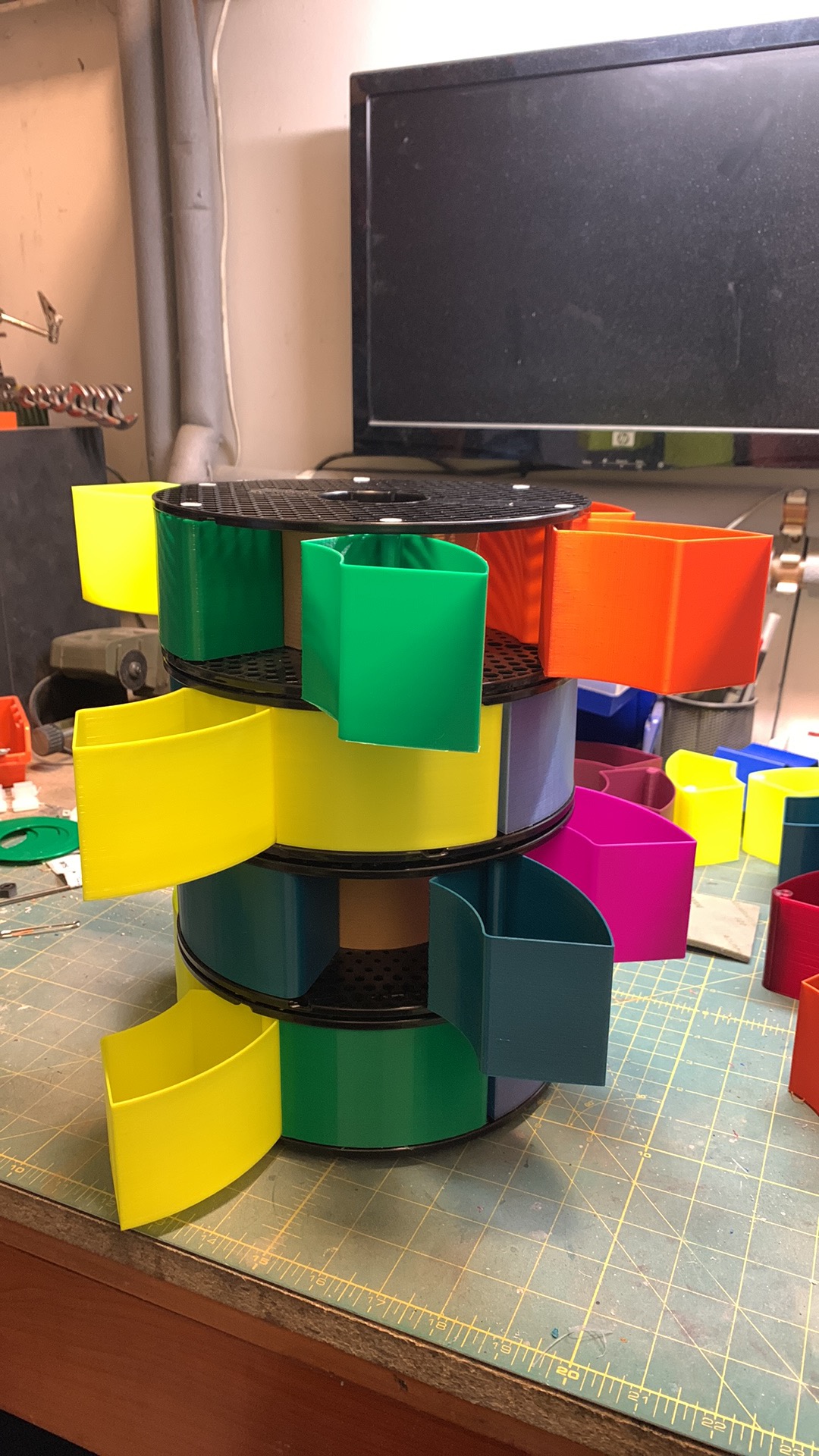Simply organizer from prusament spool by Zax | Download free STL model ...
