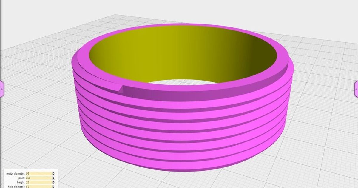 Parametric Thread by foxos | Download free STL model | Printables.com