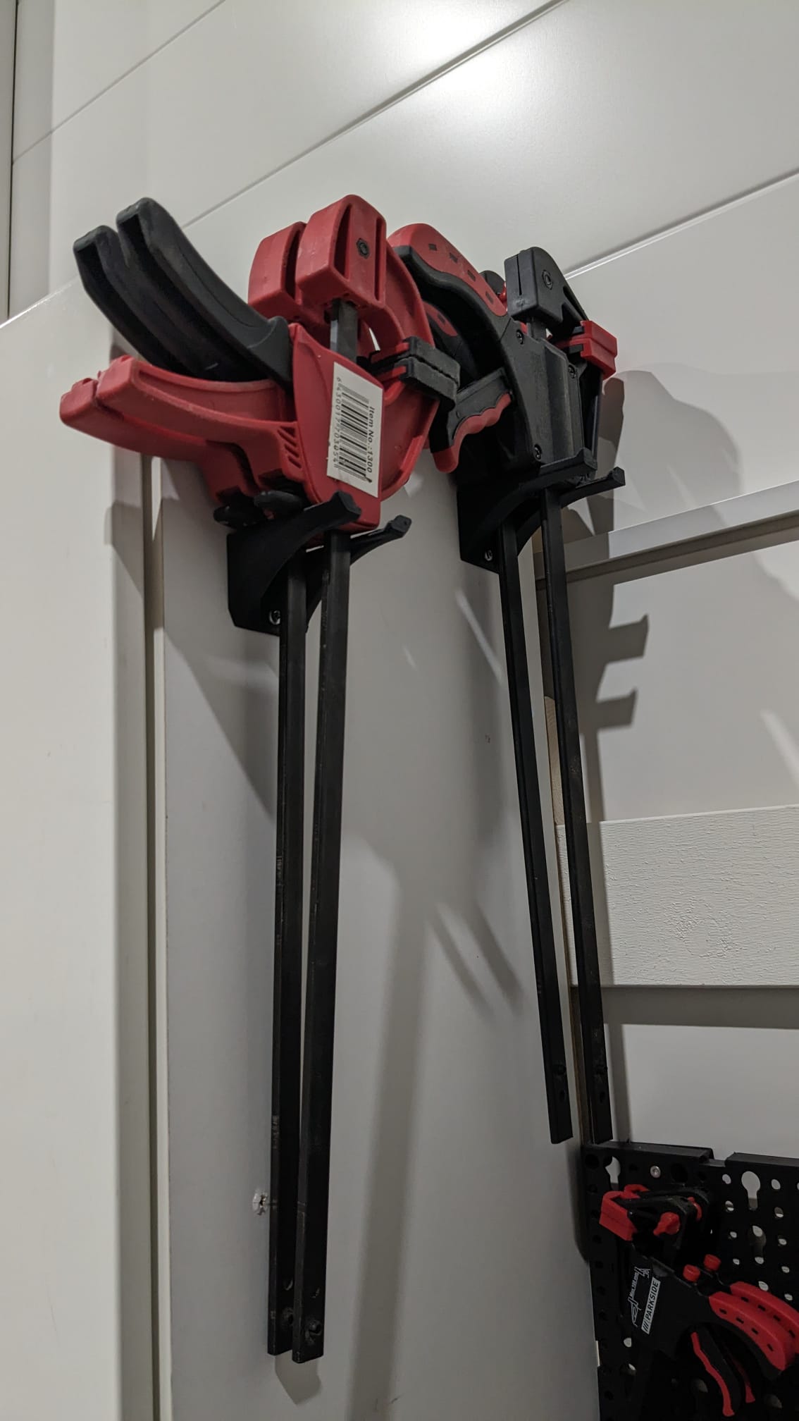 Wall holder for clamps by Burgstall | Download free STL model ...