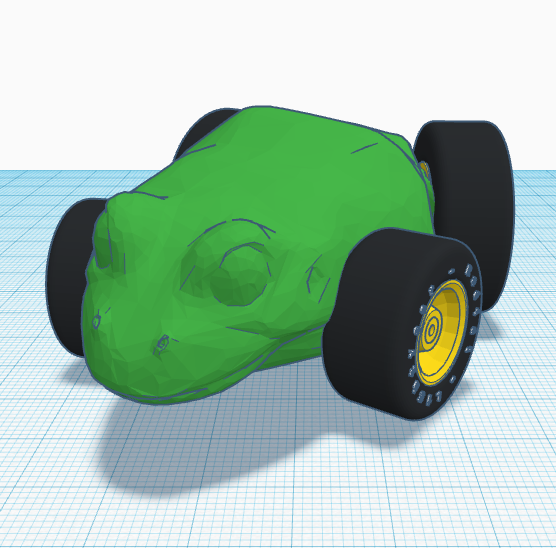Frog car (not functional) by Tophat frog | Download free STL model ...