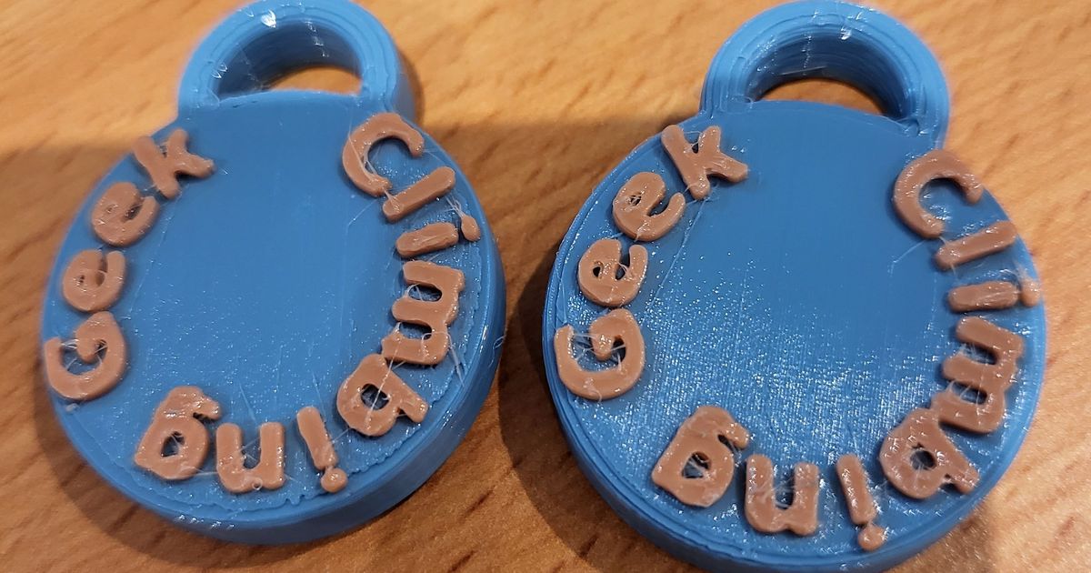 Climbing Geek Key Ring by oernster | Download free STL model ...