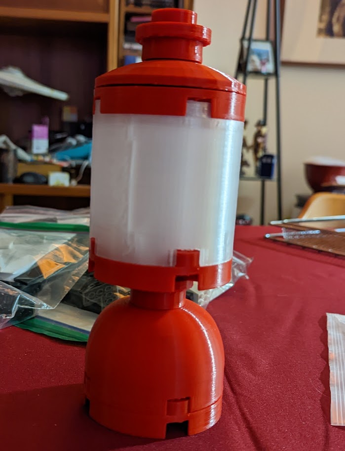Lifesize Lego Camping Lantern by JJReinem | Download free STL model ...