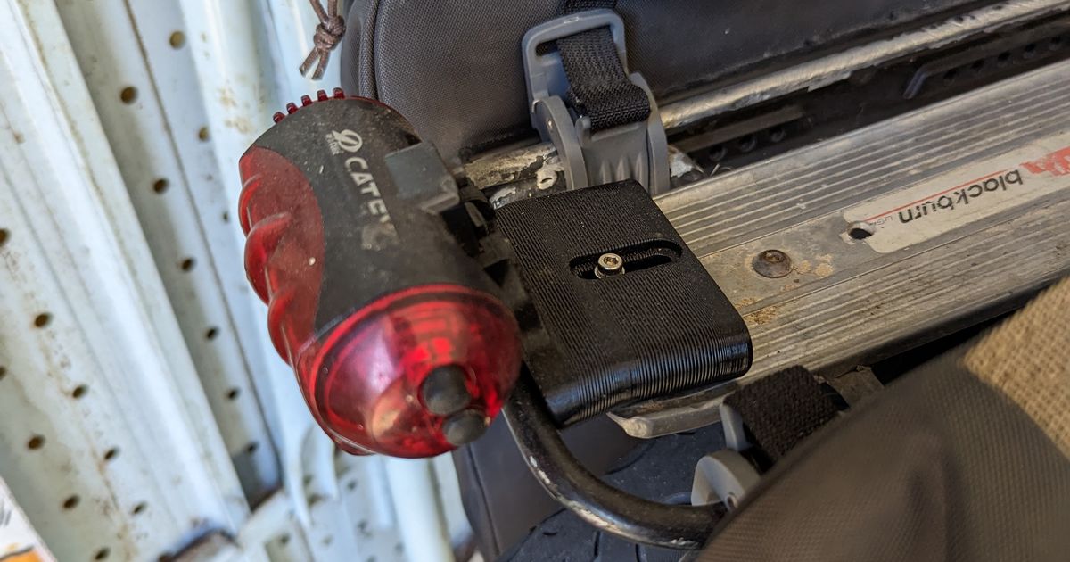 Bike Rack Light Mount by JJReinem | Download free STL model ...