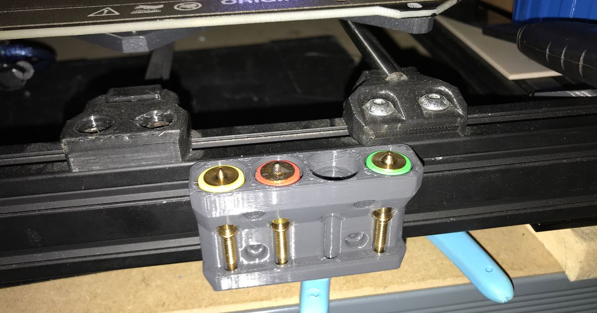 E3D Revo nozzle holder by ustejski | Download free STL model ...