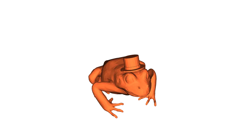 Top hat frog by Tophat frog | Download free STL model | Printables.com