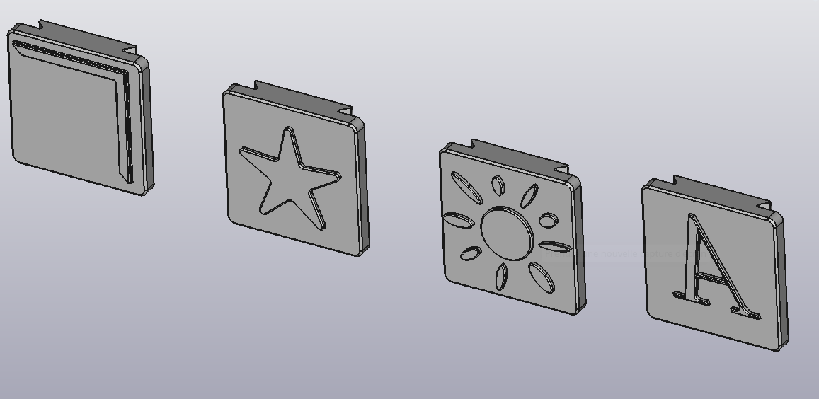 Dies for embossing press by Nemesis | Download free STL model ...