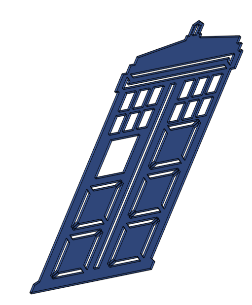 Tardis Bookmark by Travis Imel | Download free STL model | Printables.com
