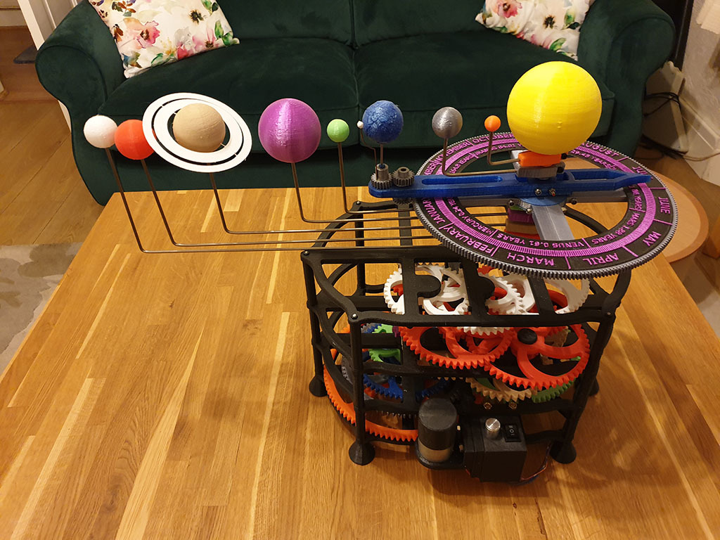 Orrery calendar/month dial by Roland Bagwell | Download free STL model ...