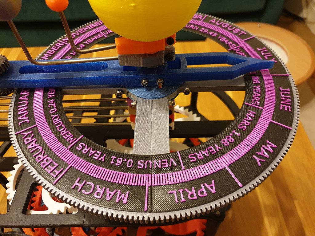 Orrery calendar/month dial by Roland Bagwell | Download free STL model ...