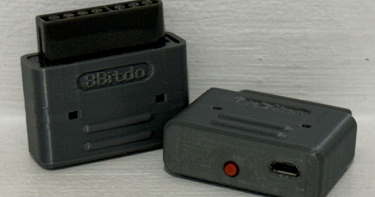 Replacement Shell for 8Bitdo SNES/SFC Retro Receiver by Jeff Chen ...