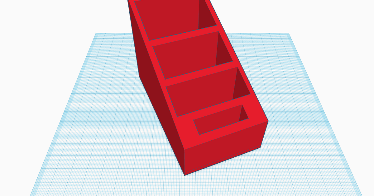 Control caddy by Abel Argueta | Download free STL model | Printables.com