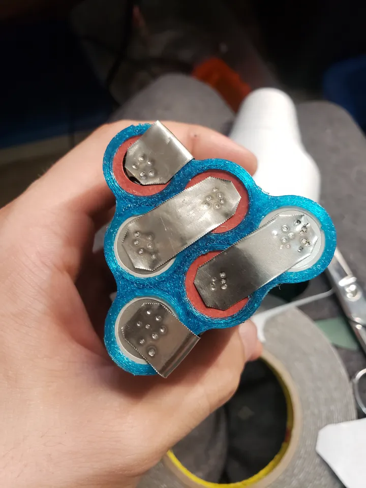 18650 6s Triangle Spacer by josh fm | Download free STL model ...