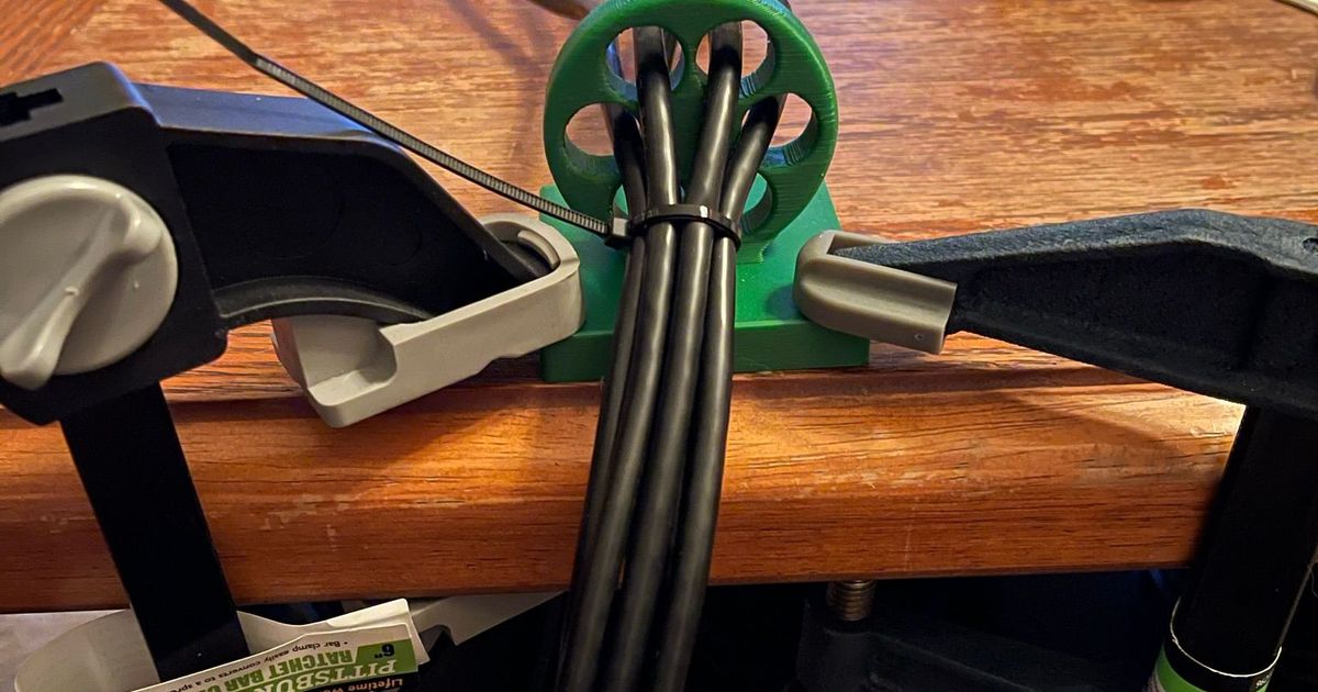 Cable bundling aid by ecspot | Download free STL model | Printables.com