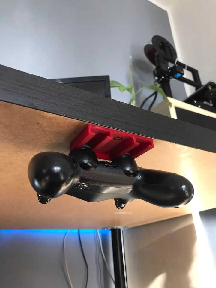 Dualshock - PS4 controler under desk mount by Wiki Fišer | Download ...