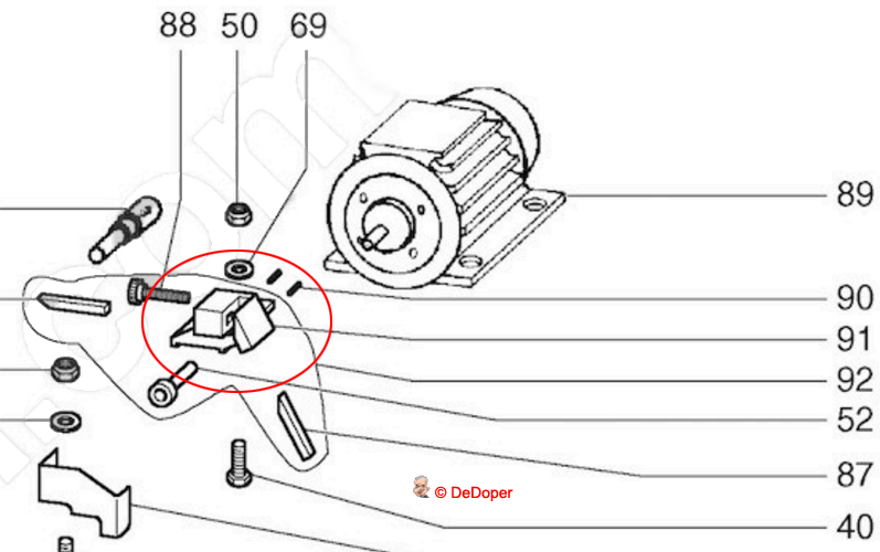 Guide support for BAS 316 G WNB bandsaw by Dedoper | Download free STL ...