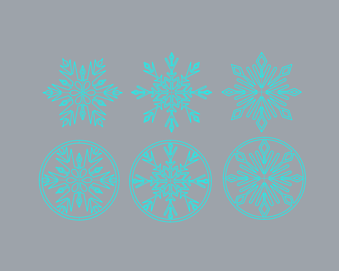 snowflakes decoration by gracein | Download free STL model | Printables.com