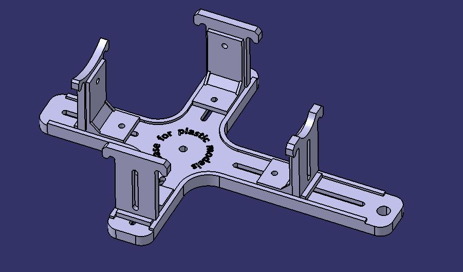 Base for plastic plane model by Matomato | Download free STL model ...