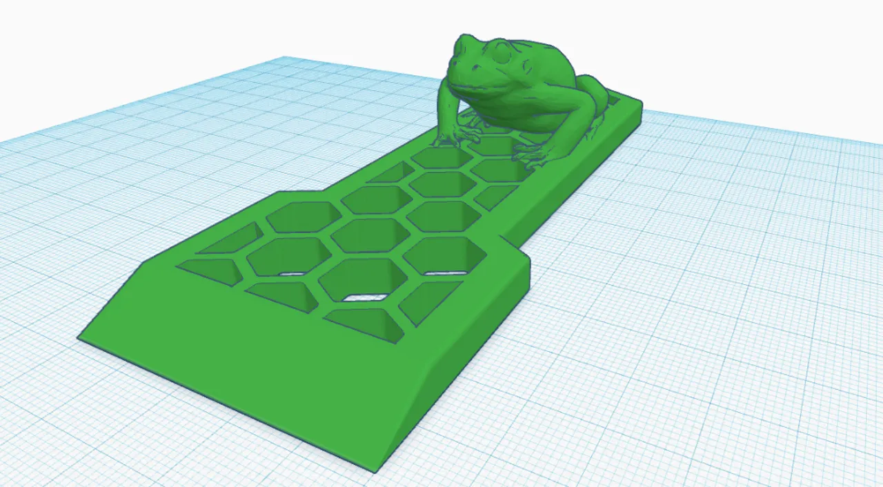 Frog hex scraper by Tophat frog | Download free STL model | Printables.com