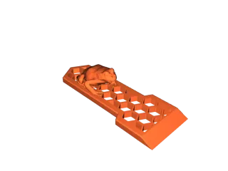 Frog hex scraper by Tophat frog | Download free STL model | Printables.com