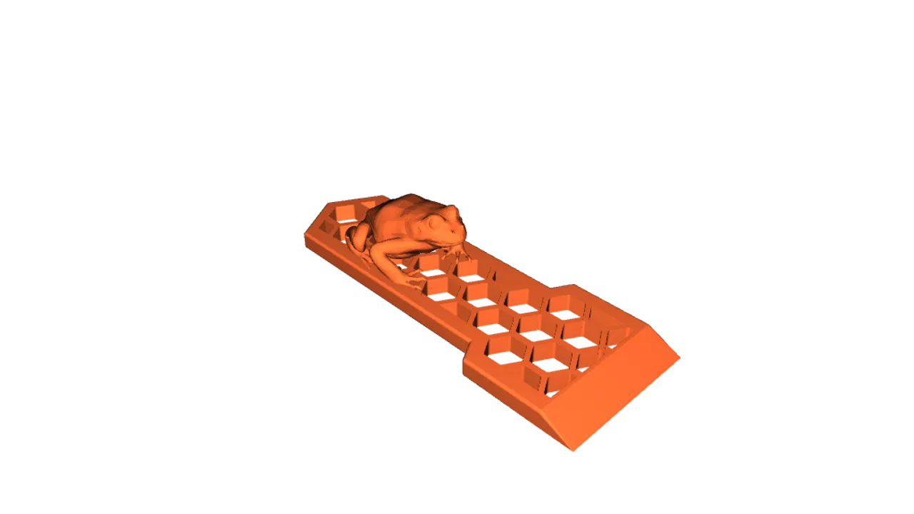 Frog hex scraper by Tophat frog | Download free STL model | Printables.com