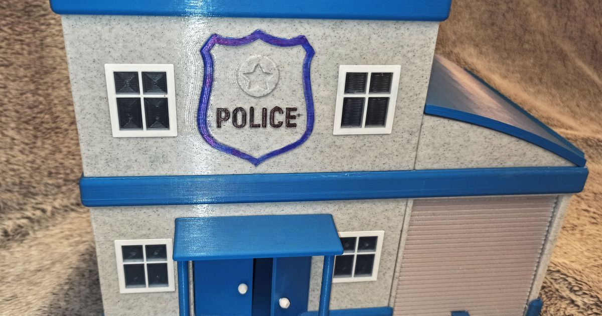 Police station by MORON | Download free STL model | Printables.com