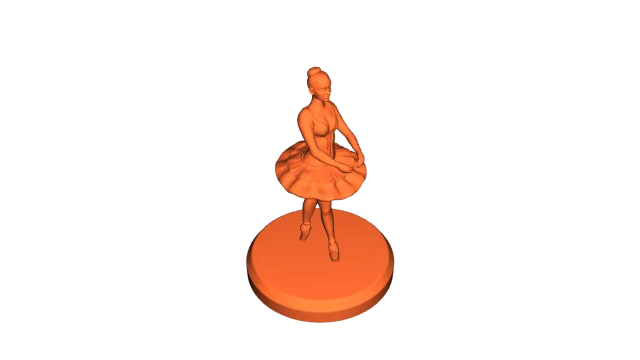 Ballet Dancer 01 by Victor Maitan | Download free STL model ...