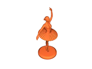 Ballet Dancer 02 by Victor Maitan | Download free STL model ...