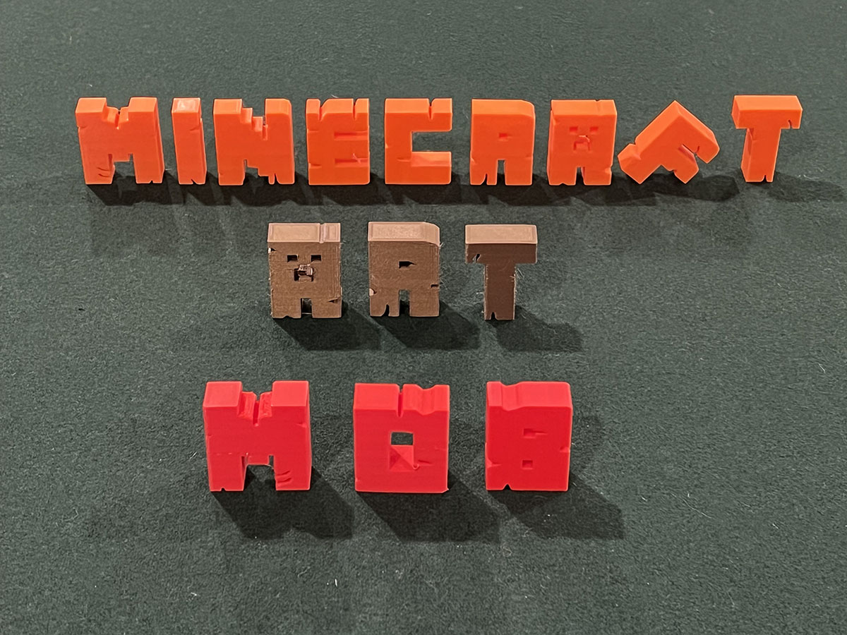 Minecraft Block Letters by MobilePigeon862 | Download free STL model ...