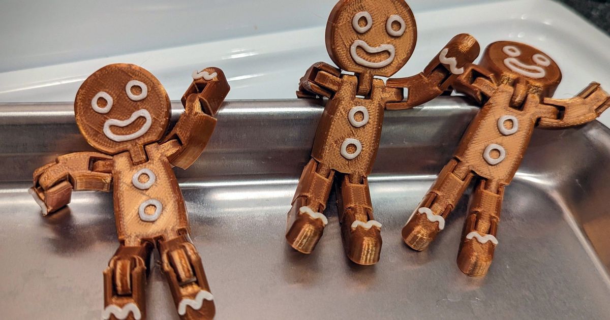 Articulated Gingerbread Man - Extra Flexible! par SpoonsMcCleary ...