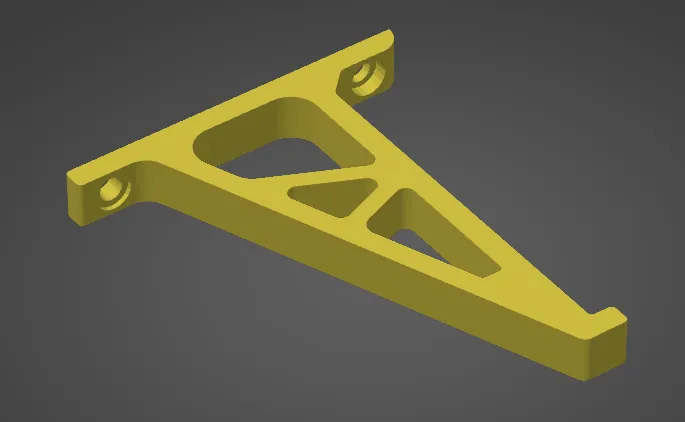 Wall Mount Bee Hive Frame Hanger by Klayton | Download free STL model ...