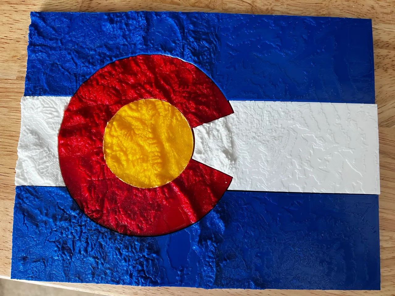 Colorado Topographical Flag by Btaylor188 | Download free STL model ...
