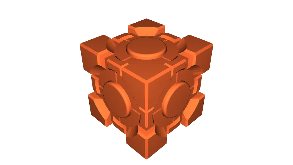 OpenSCAD Companion Cube by Caitlyn B | Download free STL model ...