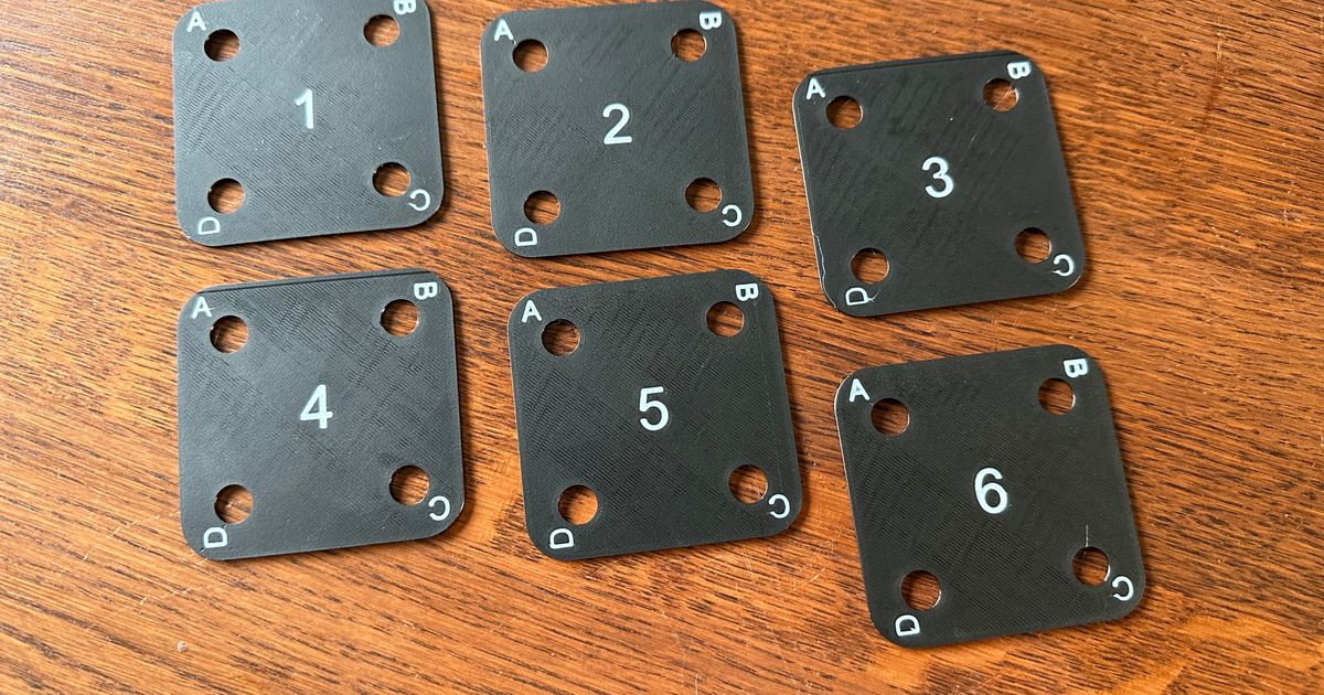 Tablet Weaving Cards by Peel | Download free STL model | Printables.com