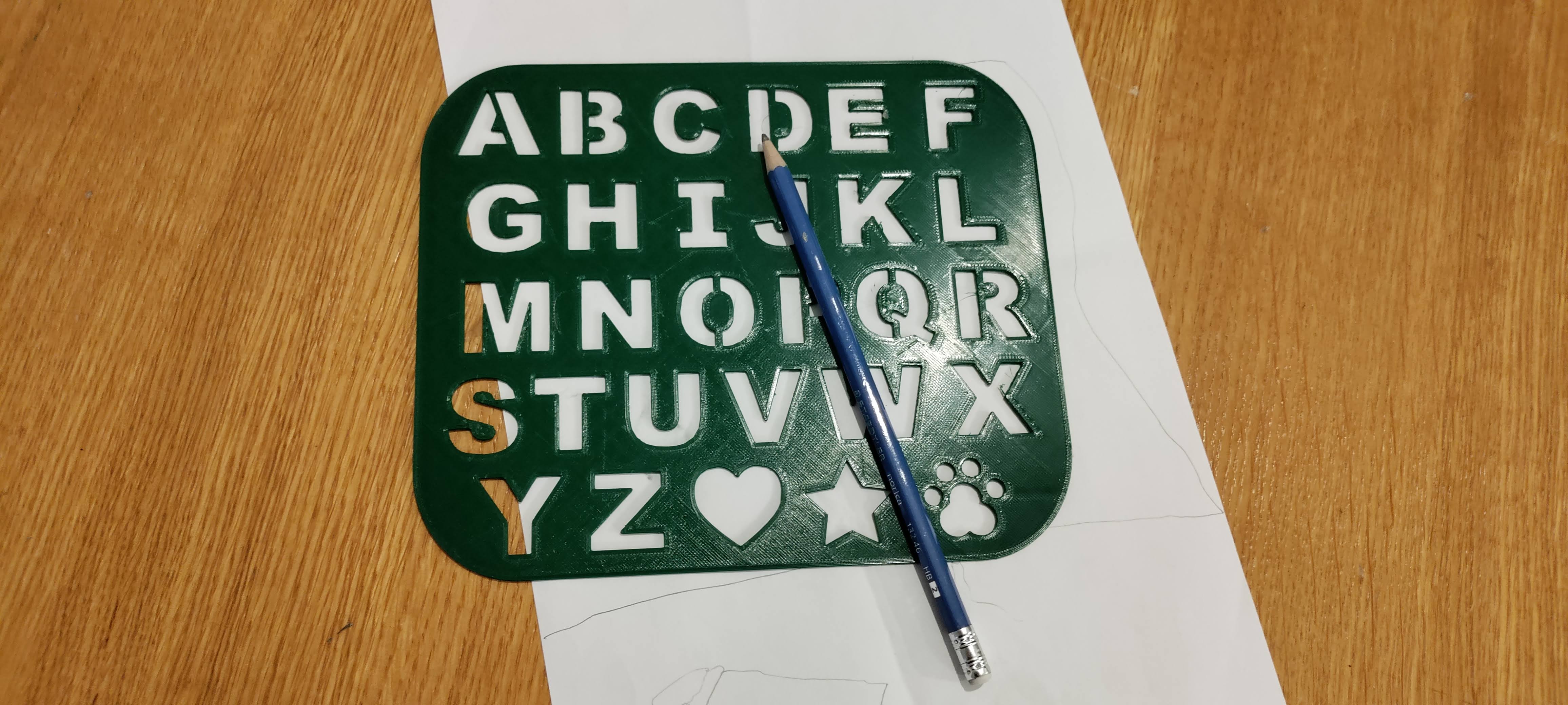 English alphabet Stencil by Penolopy Bulnick by leviu | Download free ...