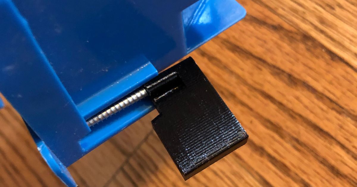 Old Work Electrical Box Locking Tab by jkoether | Download free STL ...